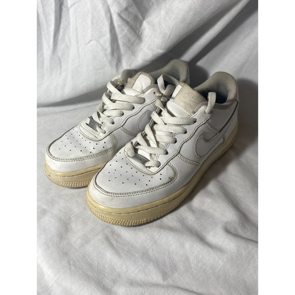Nike | Shoes | Nike Af Air Force One White Size 55y Youth Kids Boys ...